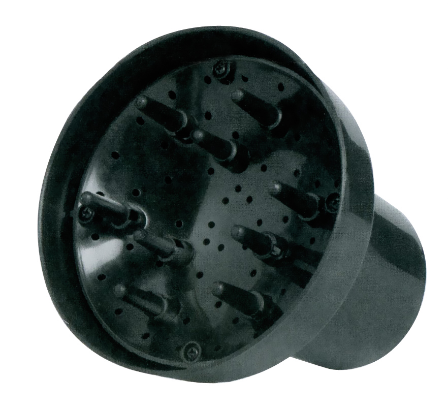 Comair Luftdusche, Professionell, schwarz, Ø 13,5 cm